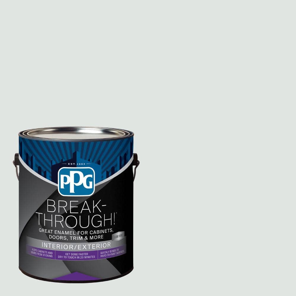 Reviews for Break-Through! 1 gal. PPG1012-1 Icy Bay Satin Door, Trim ...
