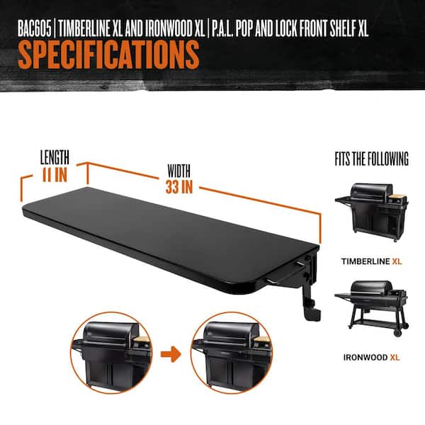 Traeger Woodridge Accessories Traeger P.A.L. Pop-and-Lock Hook Set ...