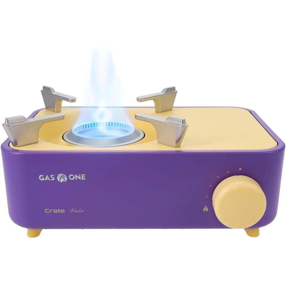 GASONE Crate Series Butane Fuel Camp Stove in Violet GS-8400VI - The ...
