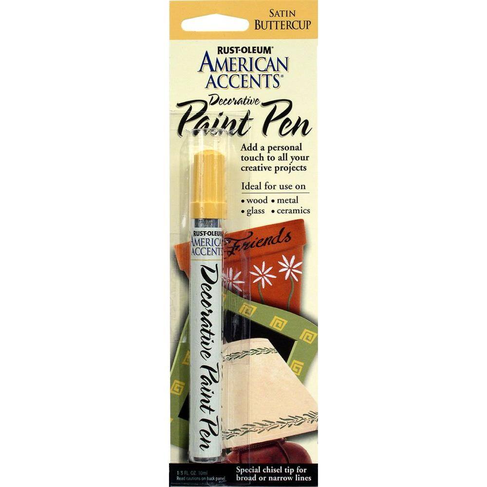 Rust-Oleum American Accents Satin Buttercup Decorative Paint Pen (6 ...