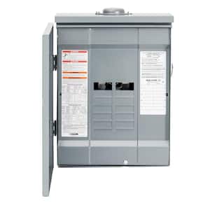 Square D Homeline 125 Amp 8-Space 16-Circuit Indoor Main Lug Plug-On ...