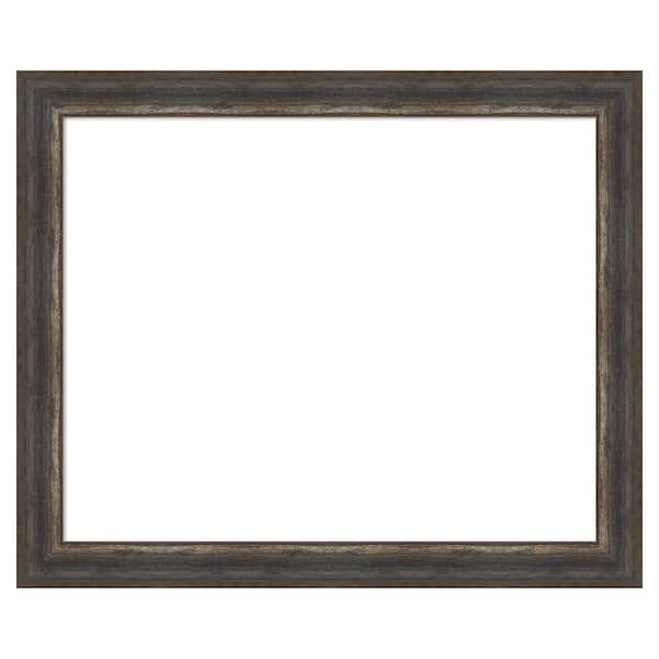 Amanti Art Alta Rustic Char 35 in. x 29 in. Polystyrene Framed Dry ...