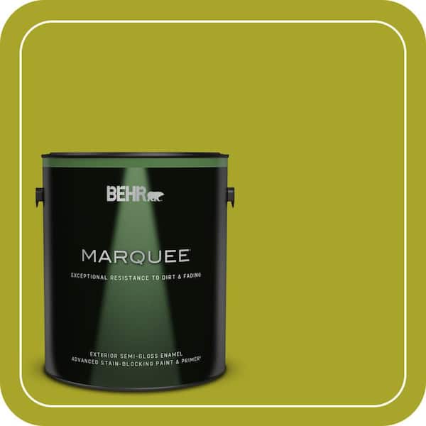 BEHR MARQUEE 1 gal. #P340-7 Venom Semi-Gloss Enamel Exterior Paint ...