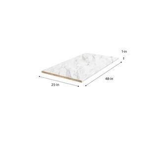 Latitude 59 6ft. L x 25 in. D Straight Laminate Countertop in Matte ...