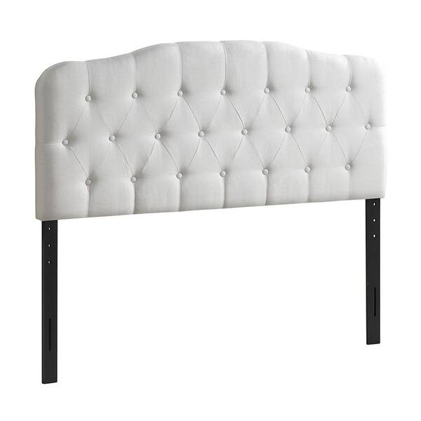 EDGEMOD Culberson Tufted Headboard Queen Size in Ivory HD-392-IVY
