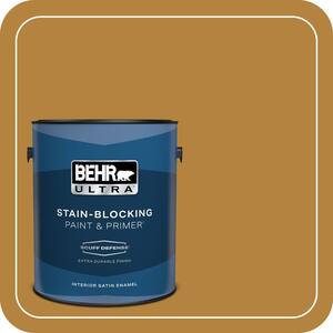 BEHR PREMIUM PLUS 1 gal. #S-H-330 Honeysuckle Blast Satin Enamel Low ...