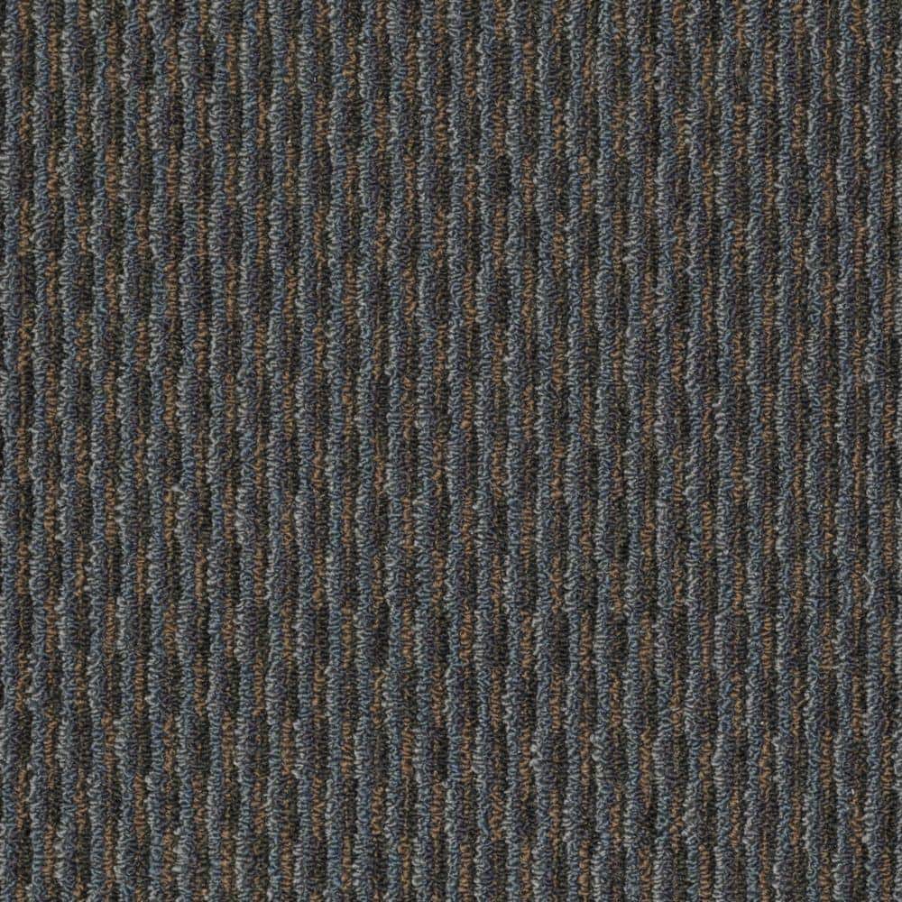 TrafficMaster Morro Bay - Autumn Blue - Blue 20 oz. SD Olefin Berber ...