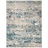 SAFAVIEH Madison Gray/Blue 9 ft. x 12 ft. Abstract Gradient Area Rug ...