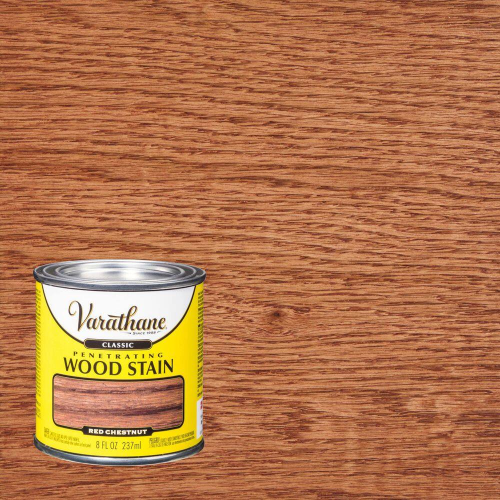 Varathane 8 oz. Red Chestnut Classic Interior Wood Stain (4-Pack ...