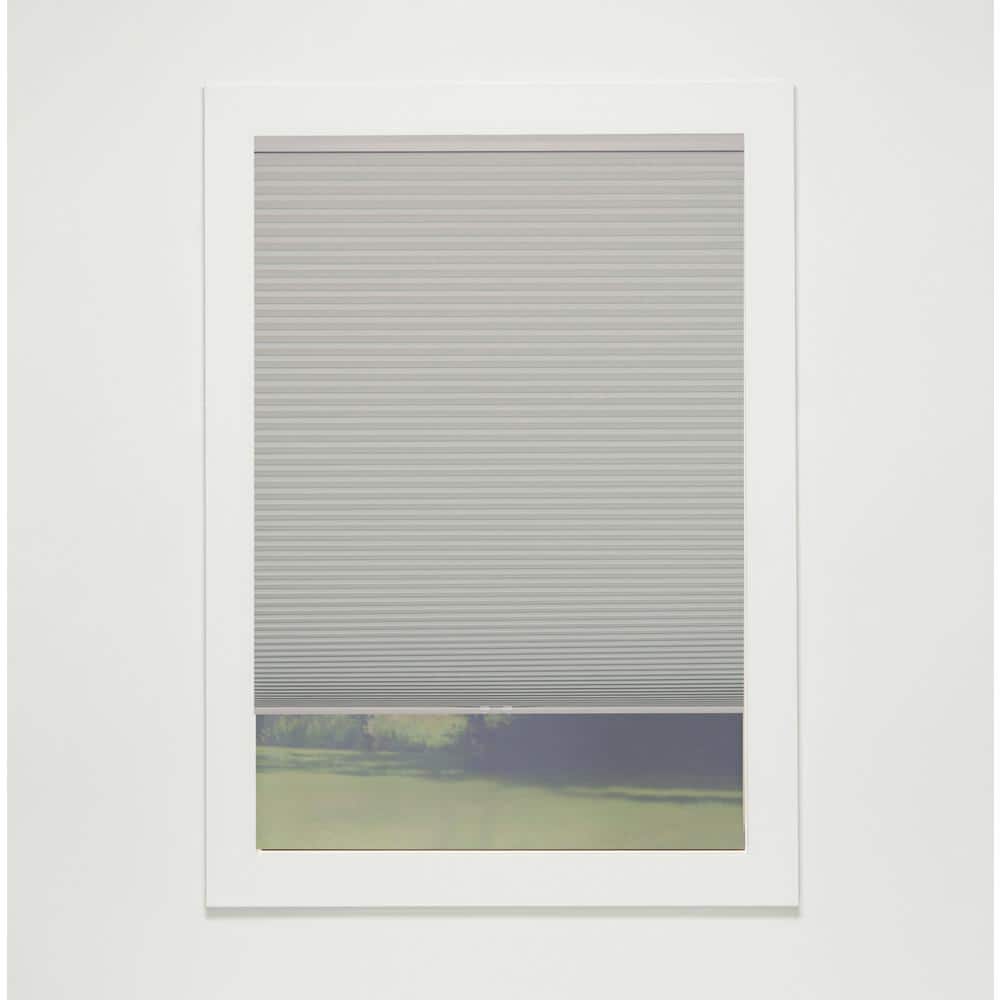 Reviews for Perfect Lift Window Treatment Gray Cloud Cordless Blackout ...