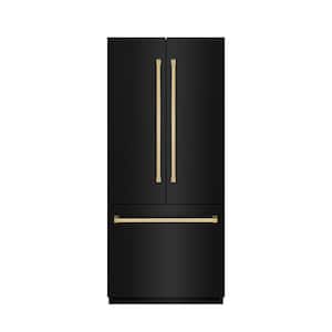 ZLINE Kitchen and Bath 36 in. 19.6 cu. ft. Built-in Bottom Freezer ...