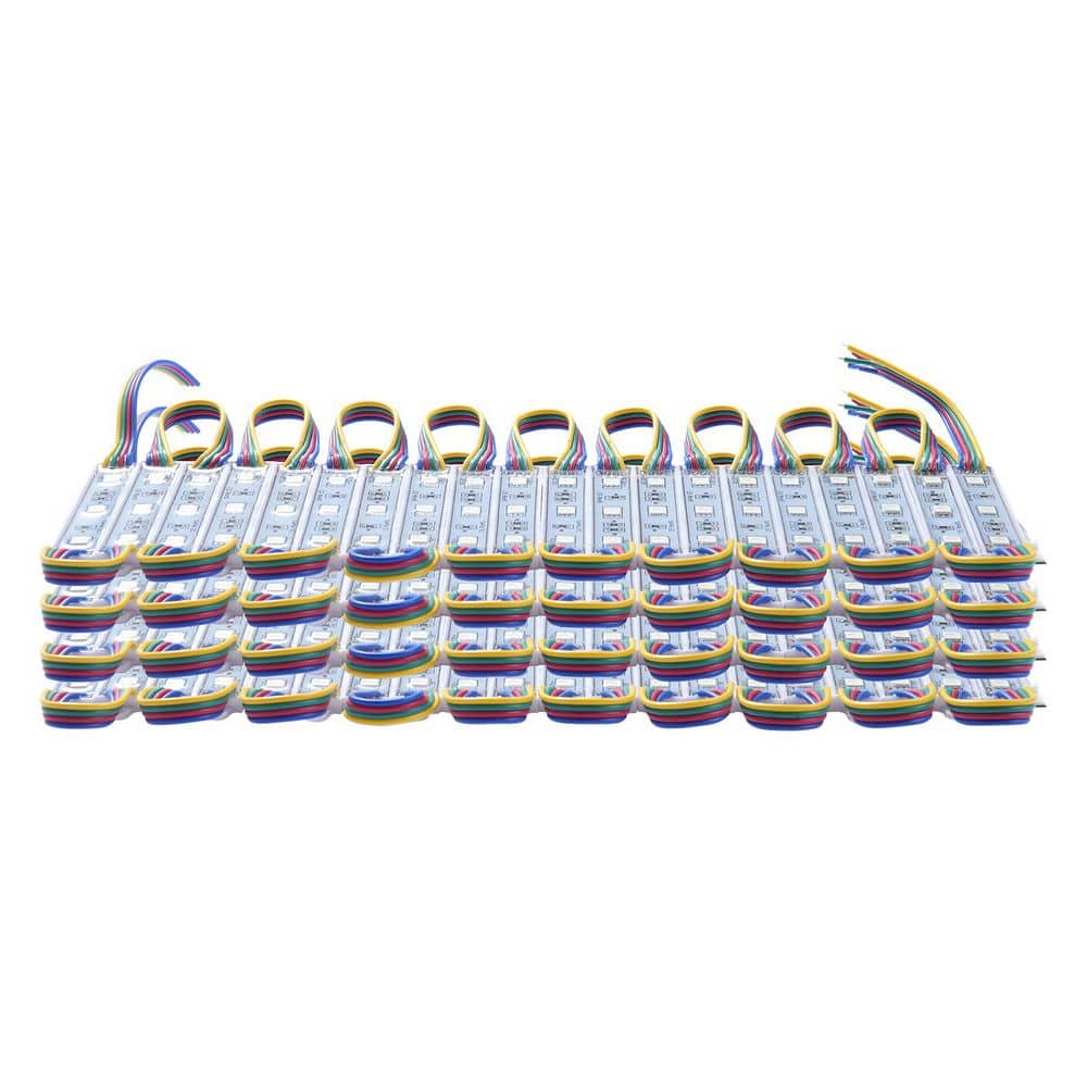 SKYSHALO 41 ft. 0.72-Watt LED Storefront Lights White Garage and ...