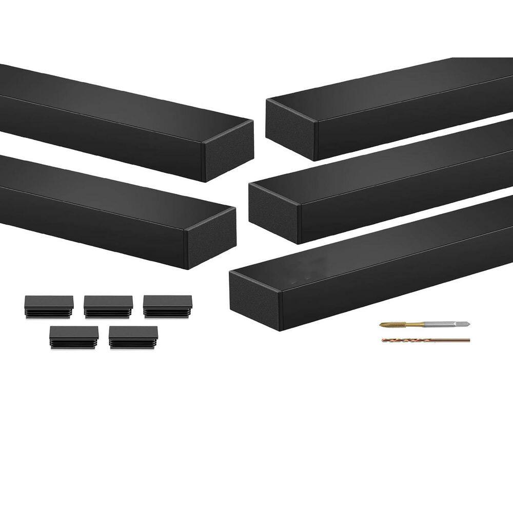 Afoxsos 6'6 Stainless Steel T304 Handrail Flat Top Rail 5-Pack Cuttable ...