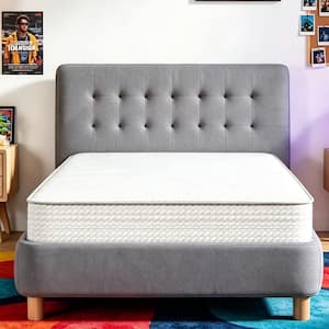 Novilla King Medium Gel Memory Foam Hybrid Mattress 12 in. Bed-in-a-Box ...