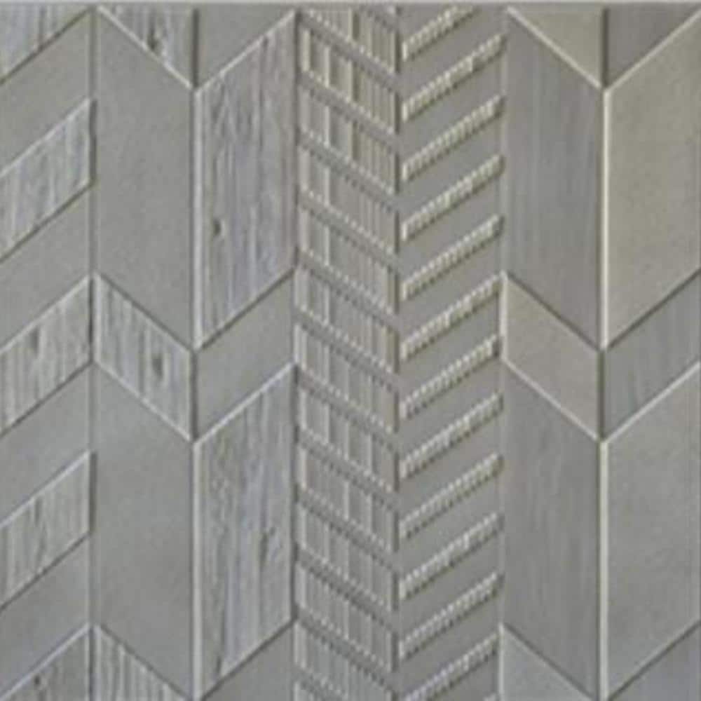 Ejoy 28 in. x 28 in. Peel and Stick Light Grey PE Foam Decorative Wall ...