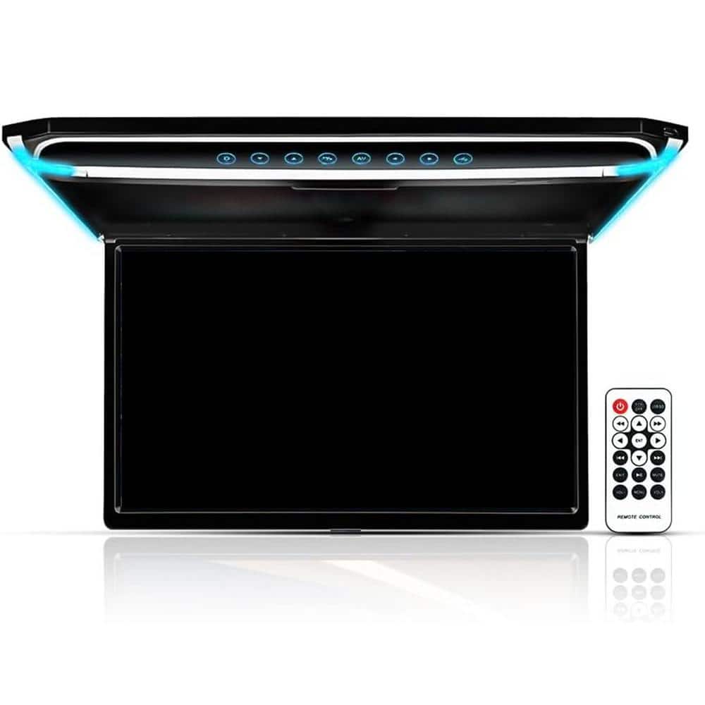 Vrbgify 17.3 in. Digital TFT Wide Screen Car Overhead Flip-Down Monitor ...