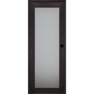 Belldinni Avanti 207 24 in. x 80 in. Left-Hand Frosted Glass Solid ...
