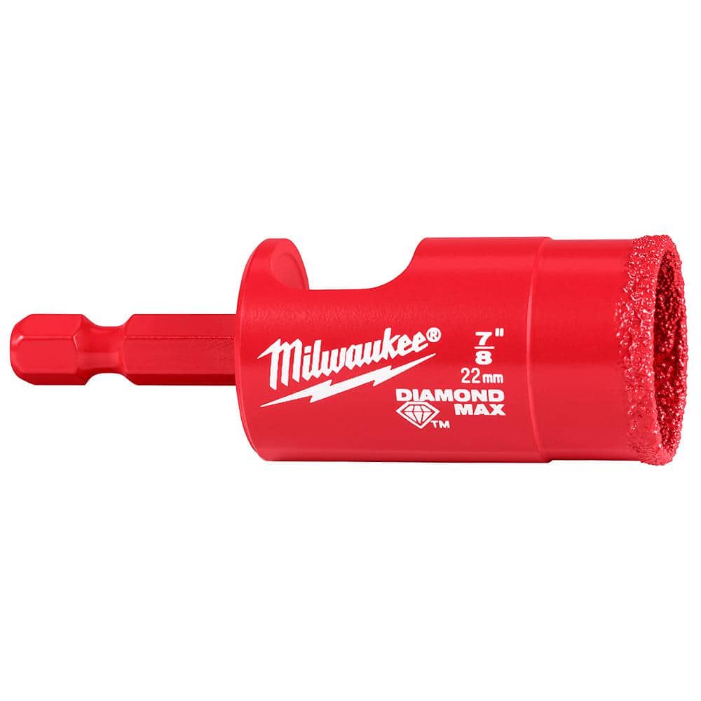 Milwaukee 7/8 in. Diamond Max Hole Saw Bit 49-56-0516 - The Home Depot