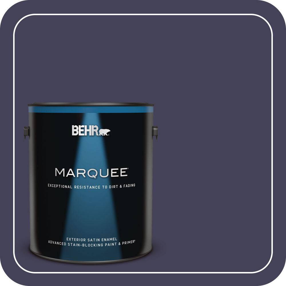 BEHR MARQUEE 1 gal. #PPU16-20 Renaissance Satin Enamel Exterior Paint ...