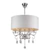 Warehouse of Tiffany Camilla 6-Light Chrome Crystal Chandelier with ...