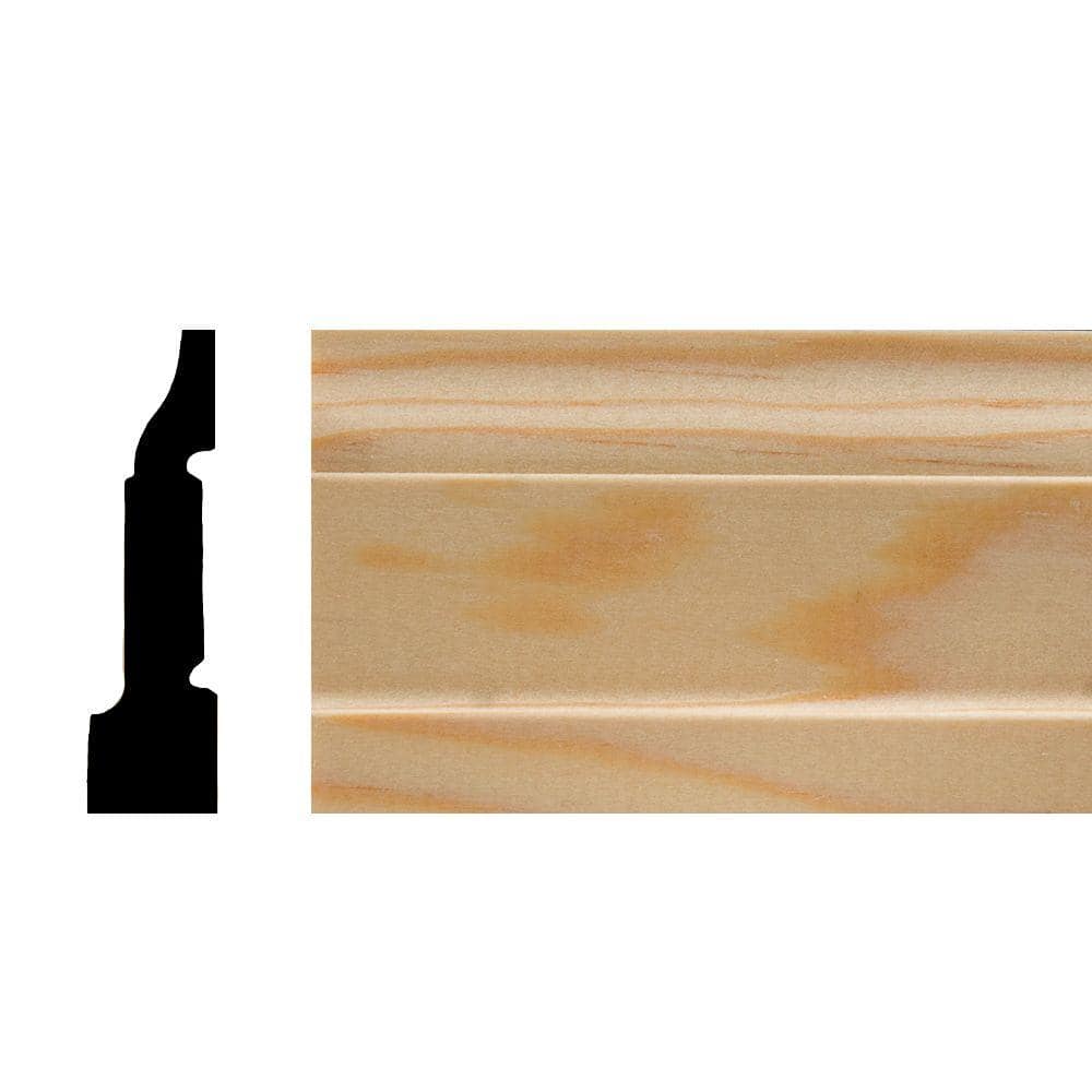 Builder's Choice WM346 5/8 in. x 2-1/4 in. Pine Wood Casing HDSP346 ...