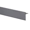 EMAC Novoperi Grey Oxide 1/2 in. x 98-1/2 in. Aluminum Tile Edging Trim ...