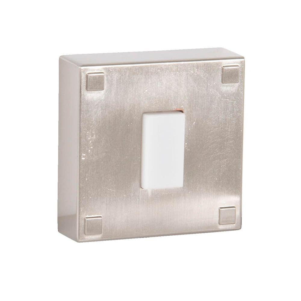 CRAFTMADE Wired Surface Mount Brushed Polished Nickel Finish Doorbell ...