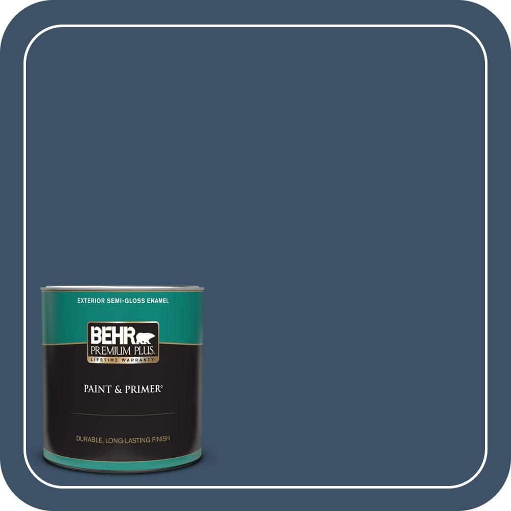 BEHR PREMIUM PLUS 1 qt. Home Decorators Collection #HDC-SM14-7 Midnight ...