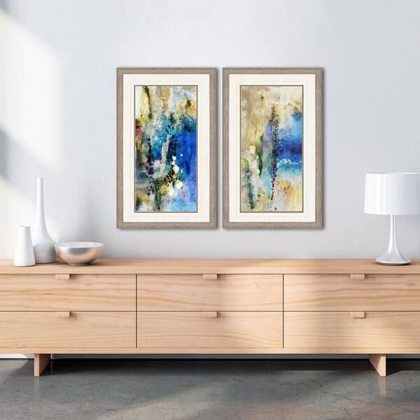Paragon Ngo 2 Piece Framed Giclee Abstract Art Print 42 in. x 26 in ...