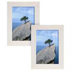 Wexford Home Grooved 4 in. x 6 in. White Picture Frame (Set of 2 ...