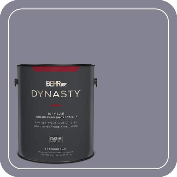 BEHR DYNASTY 1 gal. #BNC-19 Formal Affair Flat Exterior Stain-Blocking ...