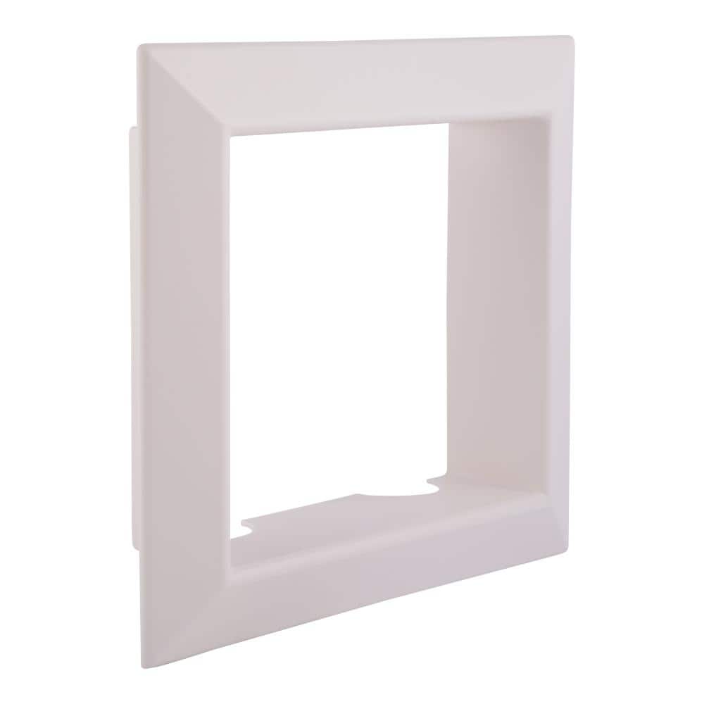 HOLDRITE Washing Machine Outlet Box Face Plate in White (10-Pack) HR-W ...