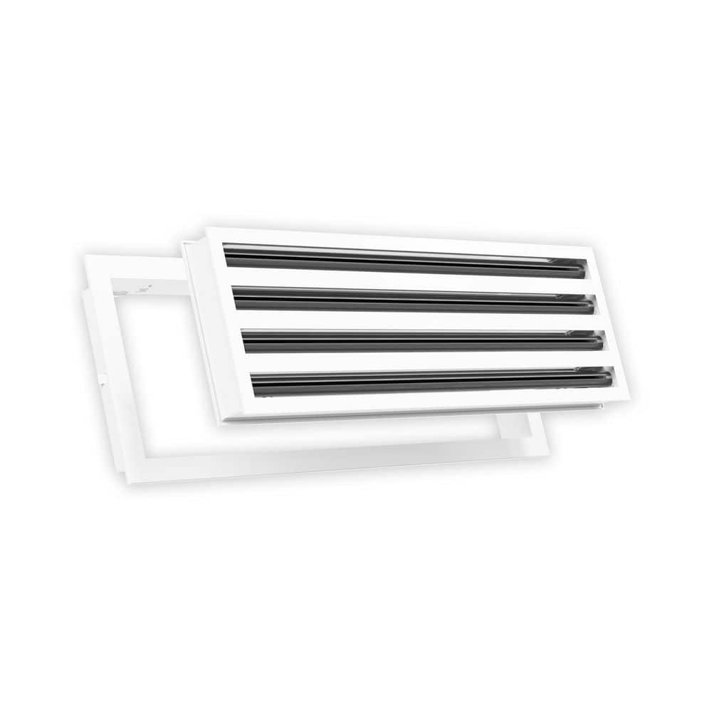 Reviews for QuietCool 24 in. x 8 in. Aluminum Wall/Ceiling Linear Slot ...