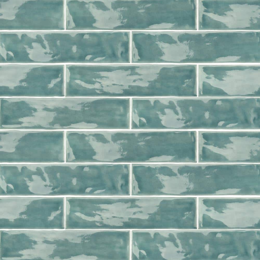 MSI Aiden Blue 3 in. x 12 in. Glossy Ceramic Wall Tile (4.75 sq. ft ...