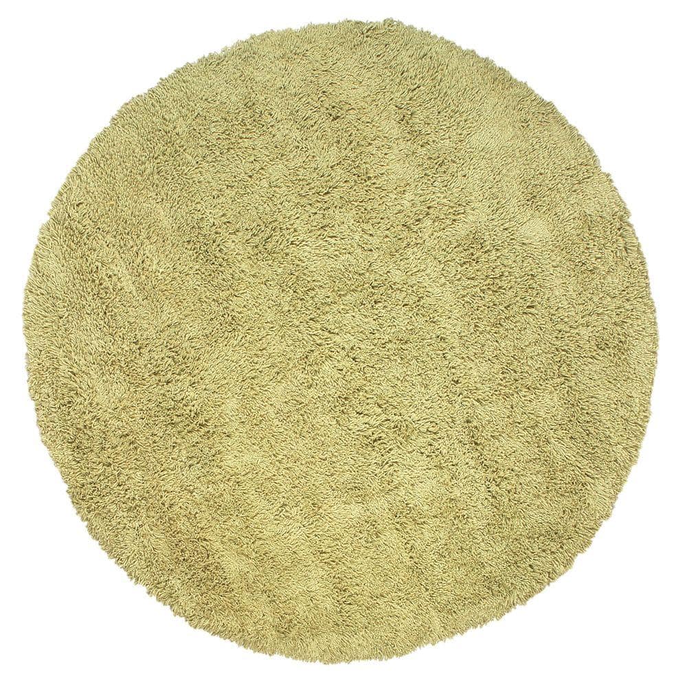 Home Decorators Collection Ultimate Shag Seafoam Green 8 ft. Round Area ...