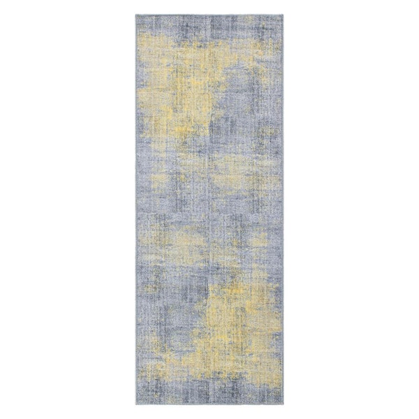 World Rug Gallery Contemporary Abstract Machine Washable 2'6"x10 ...