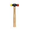 Husky 12 oz. Hickory 2-Sided Soft Face Mallet N-H12AWYRHK - The Home Depot