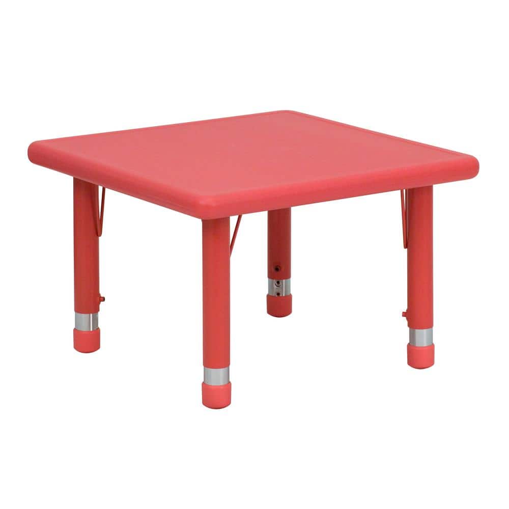 Carnegy Avenue Red Kids Table CGA-YU-5008-RE-HD - The Home Depot