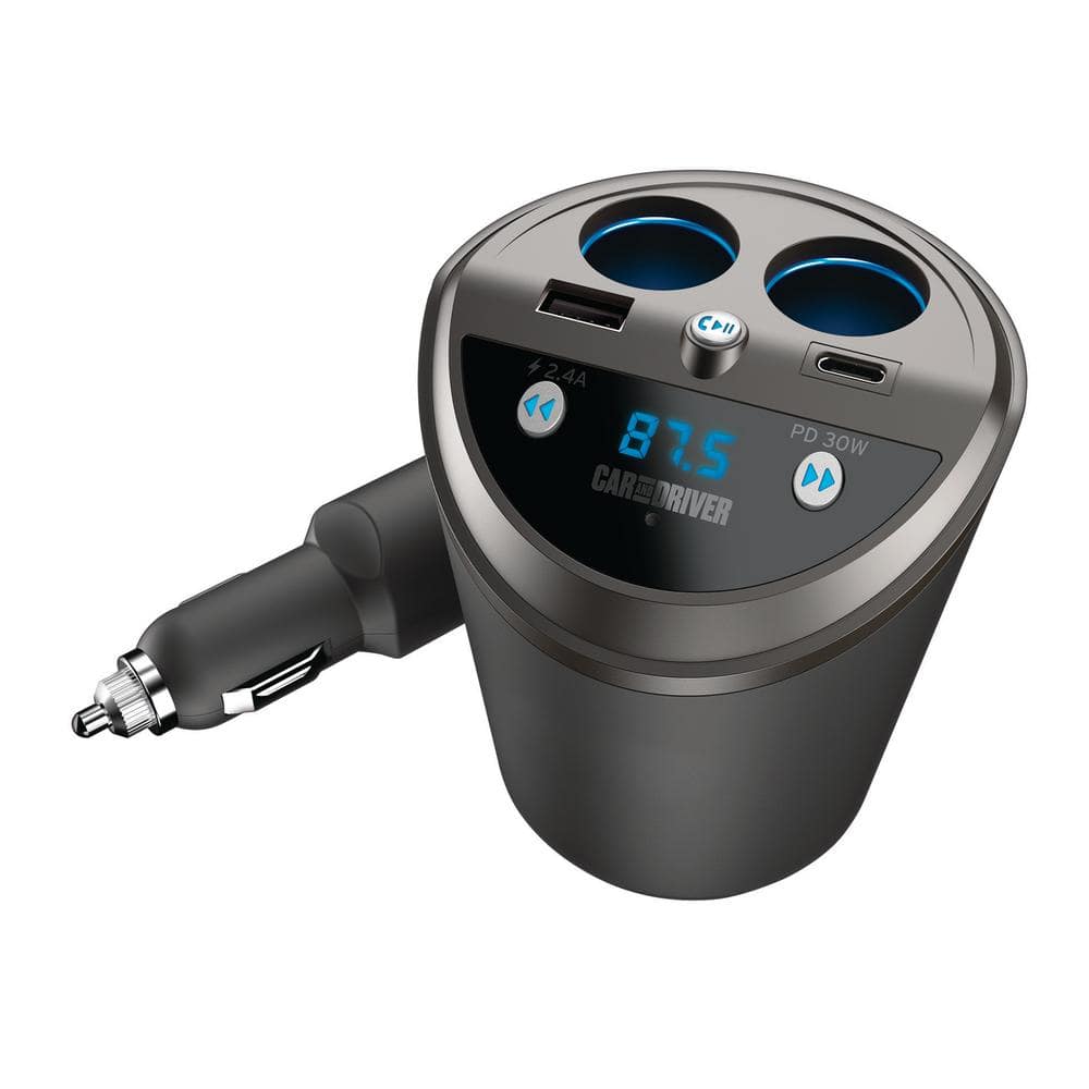 Car and Driver FM Transmitter, hands-free CAD-6057 - The Home Depot