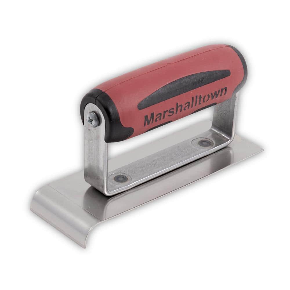 MARSHALLTOWN 2 in. x 6 in. Narrow Stainless Steel Edger 3/8 Radius ...