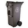 Edge Official NYC Trash Bin 35-Gal. with Lid 3955060-FS8BRL00H0 ...