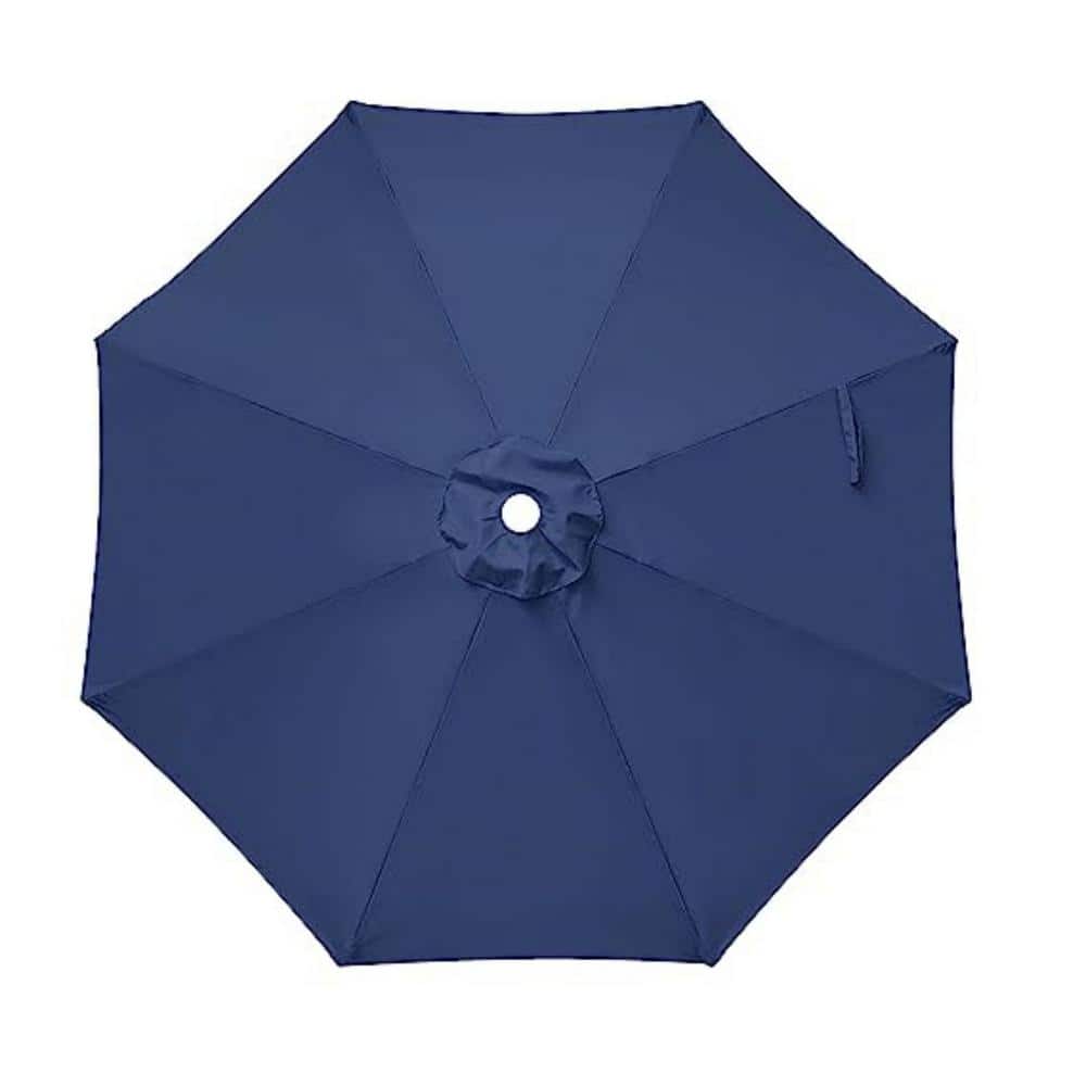 Tidoin 9 ft. Dark Blue Umbrella Replacement Top Cover Umbrella-YD-023 ...