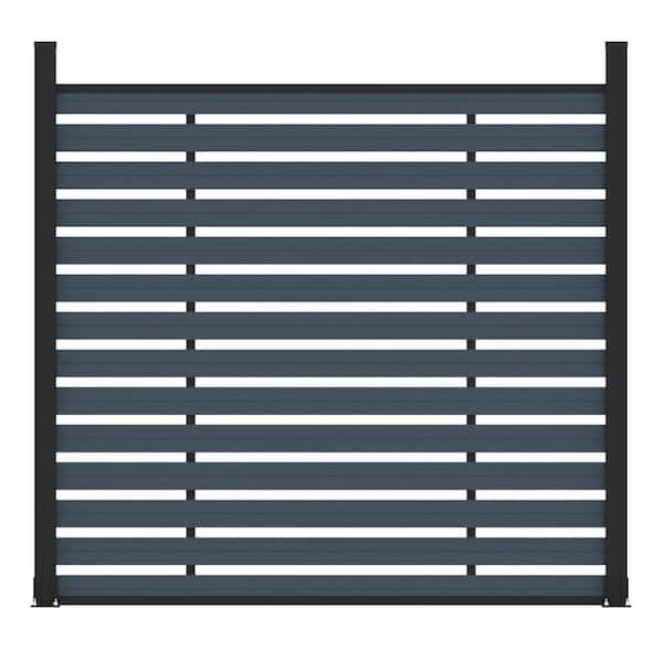 mondaria Outdoor Lattice 6 ft. H x 6 ft. W Waterproof Gray Composite ...