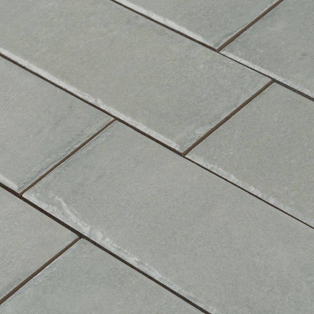 Apollo Tile Cadence 3 in. x 16 in. Matte Sage Green Porcelain Subway ...