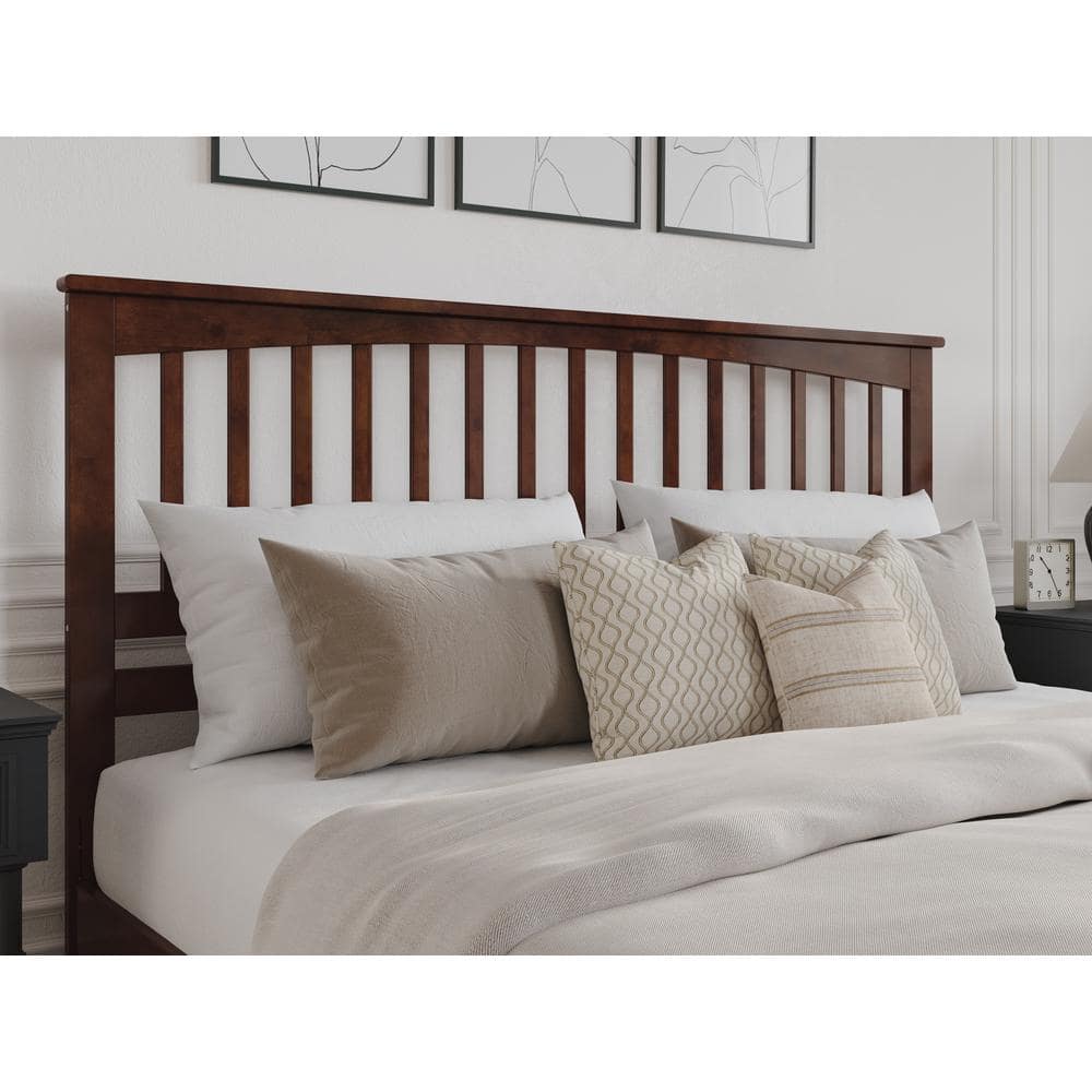 Reviews for AFI Mission Walnut Solid Wood King Headboard with ...