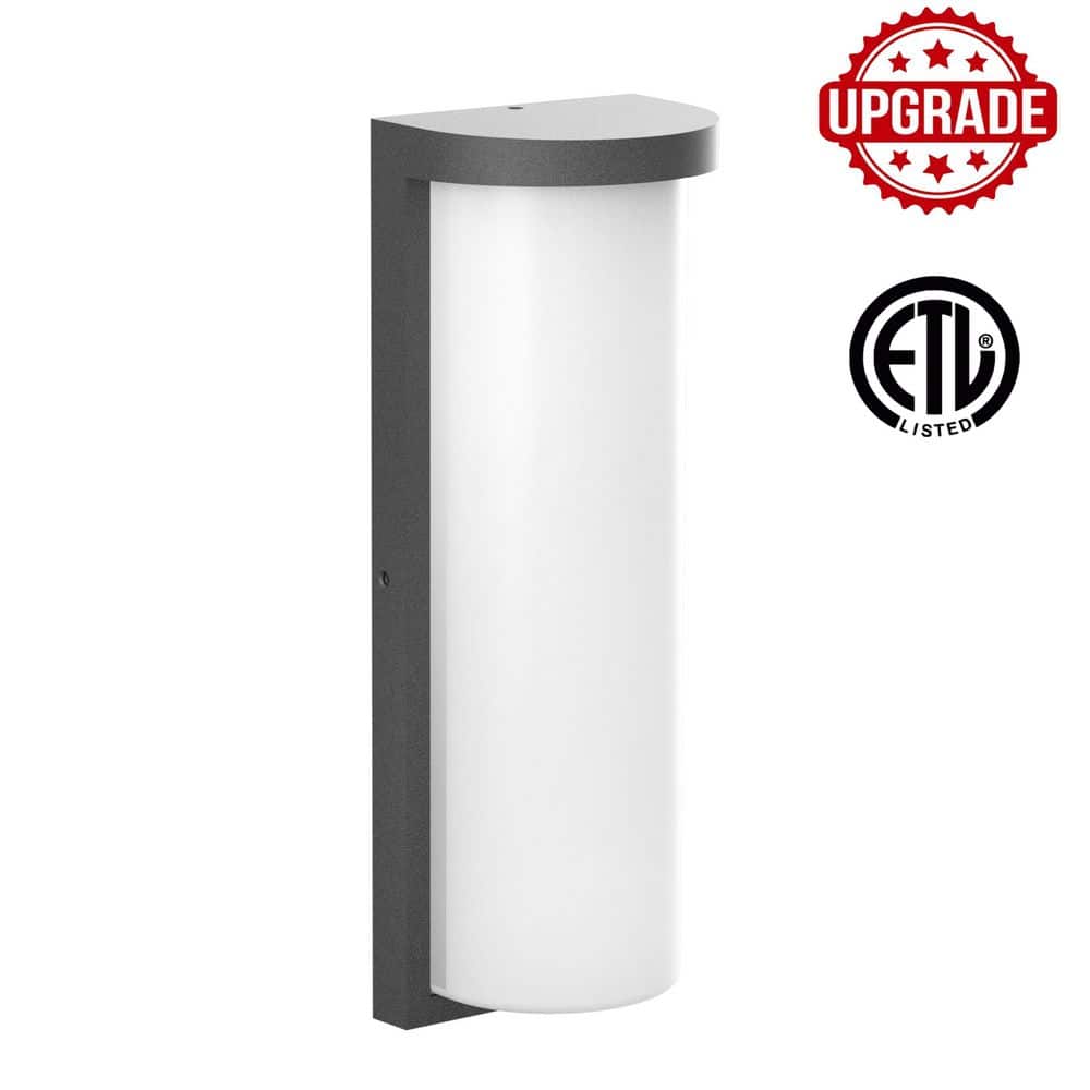 eSenLite 5 in. 22-Watt Radar-Motion Activated White Integrated LED Wall ...