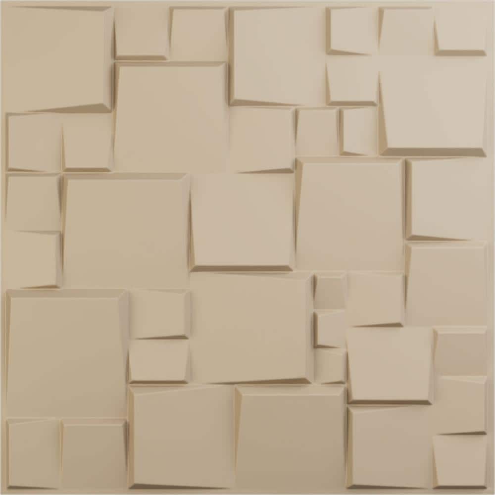 Ekena Millwork 19 5/8 in. x 19 5/8 in. Modern Square EnduraWall ...