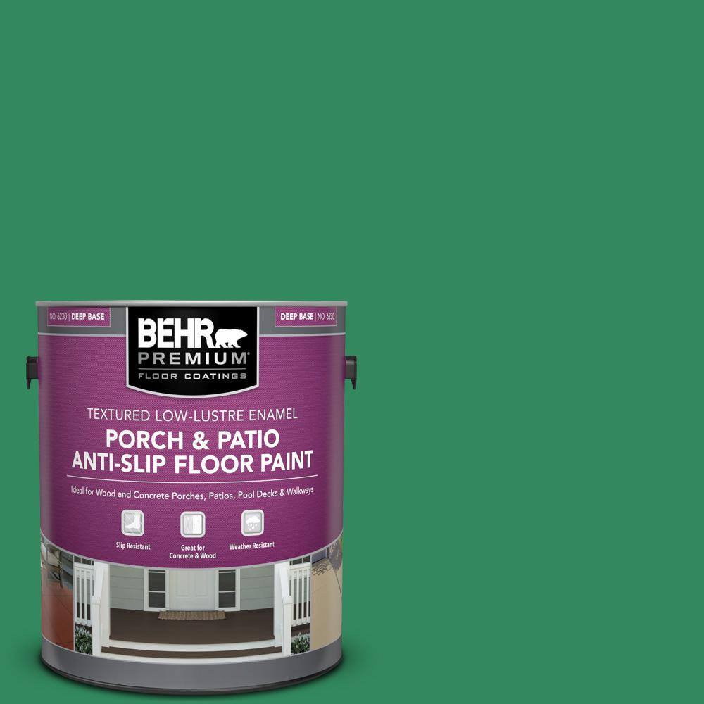 BEHR PREMIUM 1 gal. #P420-6 Exquisite Emerald Textured Low-Lustre ...