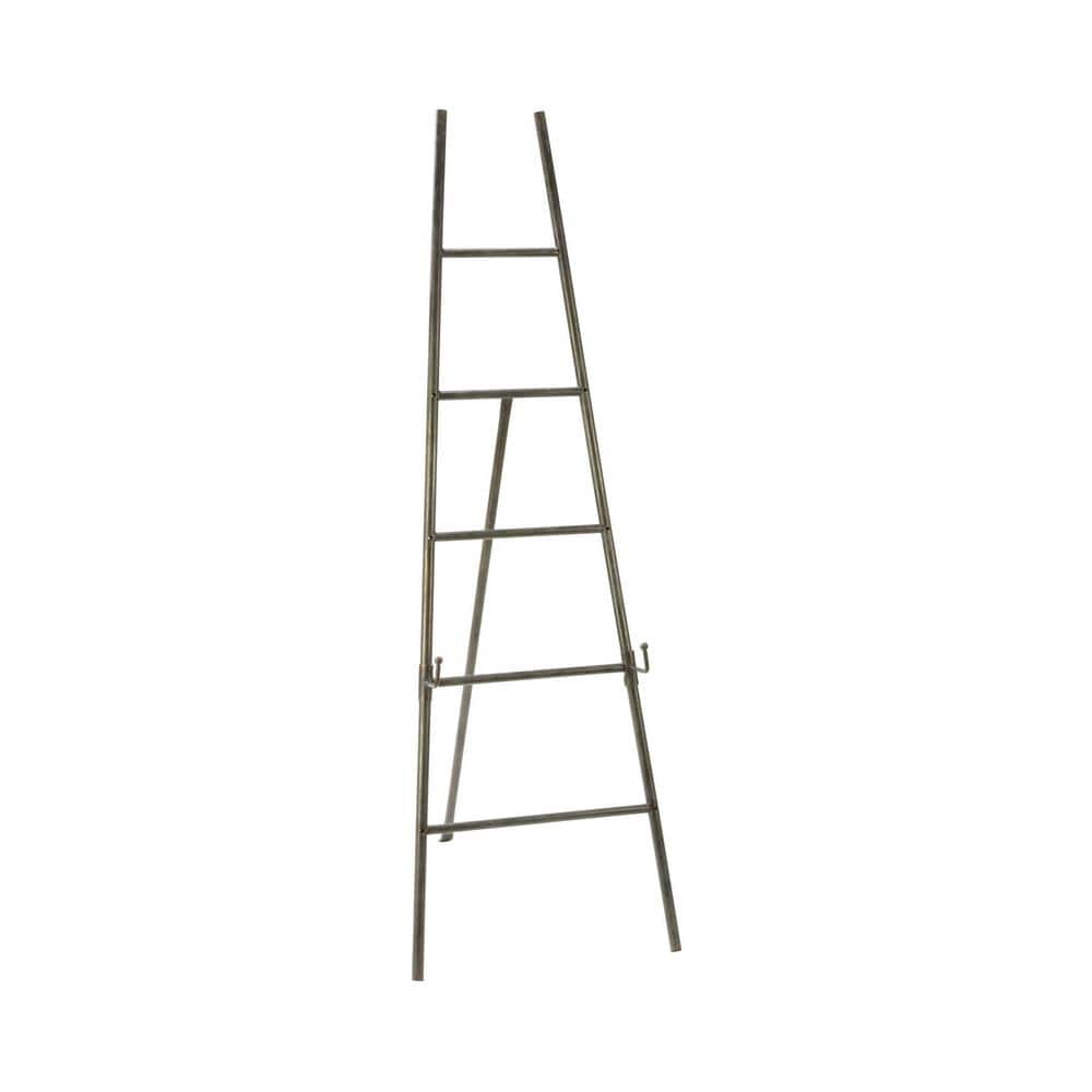 TRIPAR INTERNATIONAL, INC. 55 in. Black Ladder Floor Easel with ...