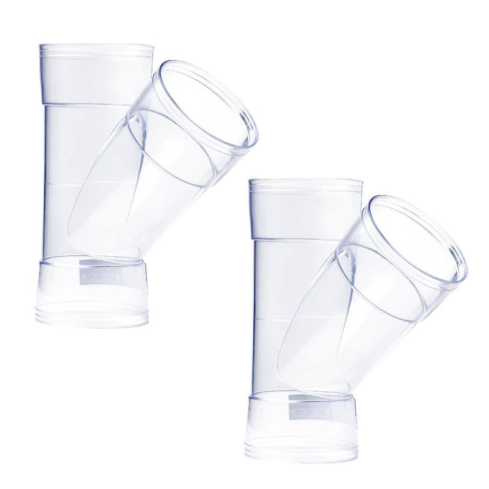 ‎POWERTEC 4 in. ID Y Fitting for 4 in. OD Dust Collection Pipes ...